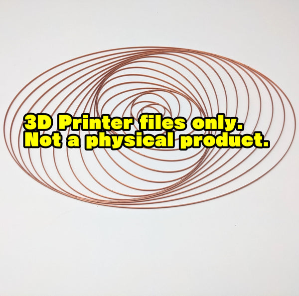 Elipses - 3D printer files Digital Download – pourawayfluidarts