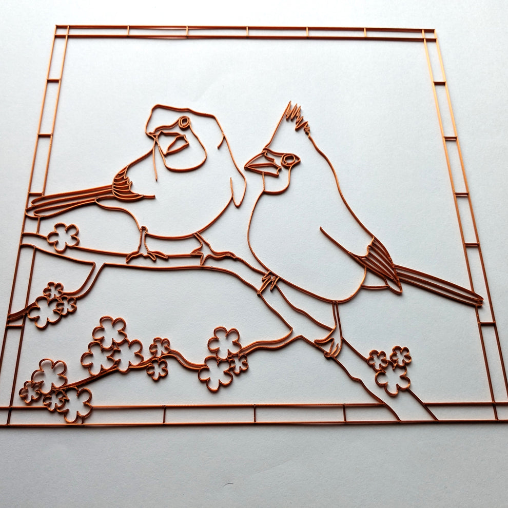 Cardinals Pattern – pourawayfluidarts
