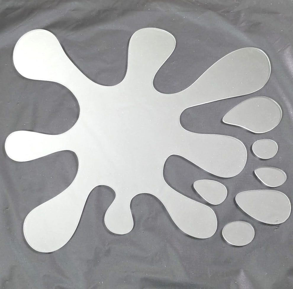 Splat Shaped Acrylic Art Panel – pourawayfluidarts