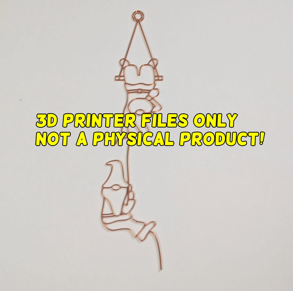 Gnomes - 3D printer files Digital Download – pourawayfluidarts