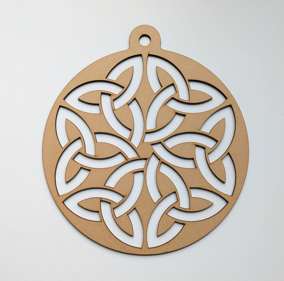 Celtic Knot MDF template for resin art – pourawayfluidarts