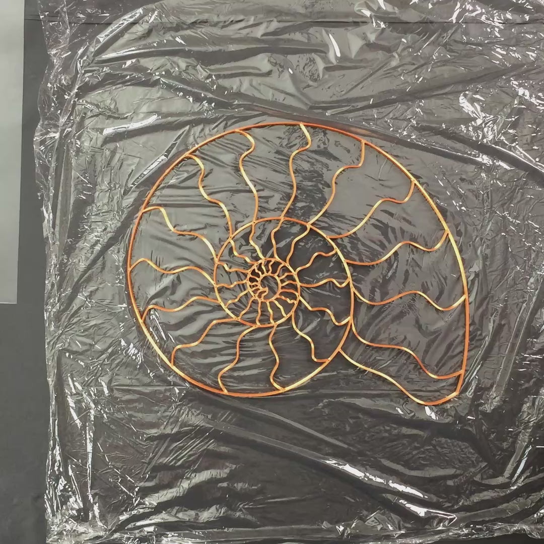 Ammonite Resin Art Template – pourawayfluidarts