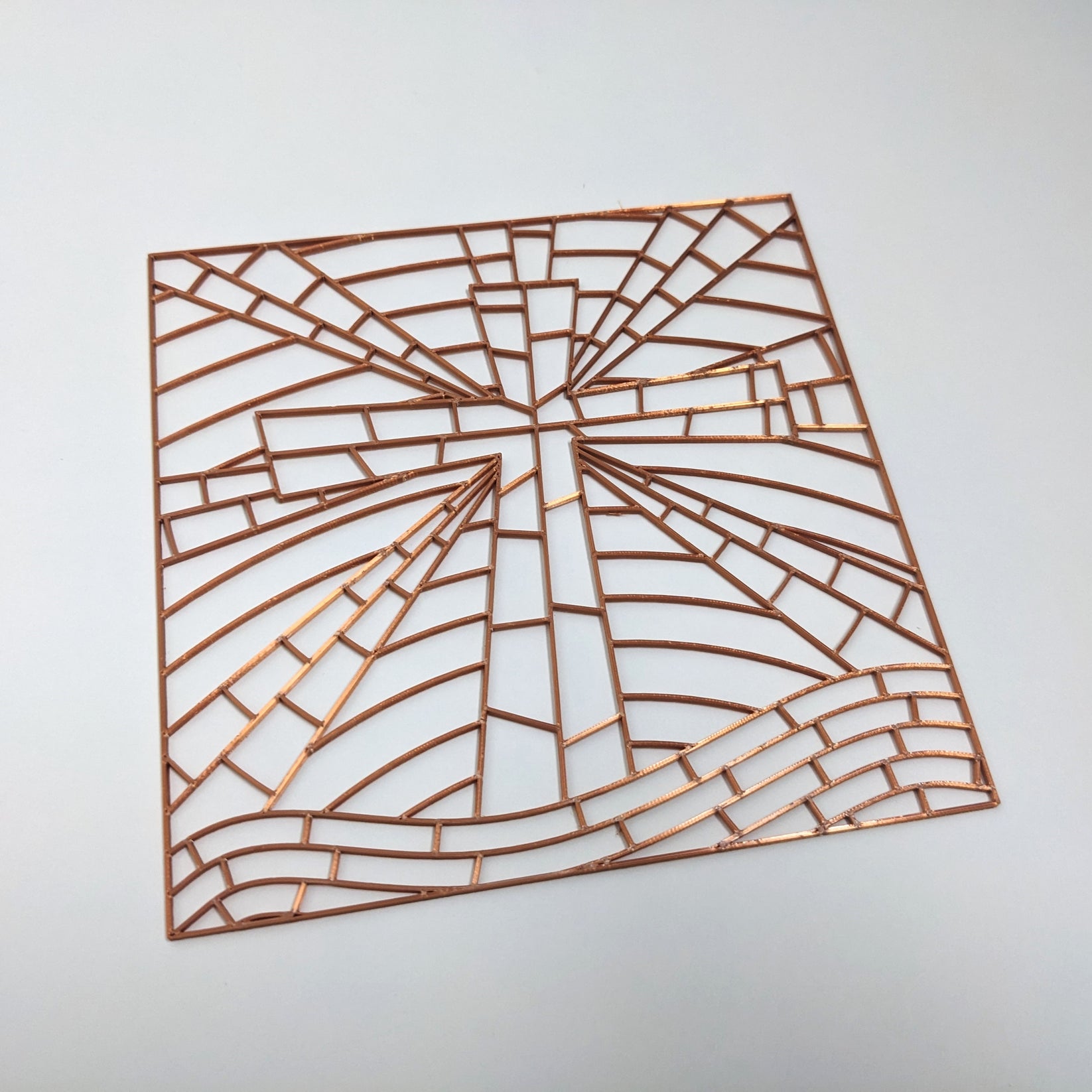 6x6 Inch Cross Pattern – pourawayfluidarts